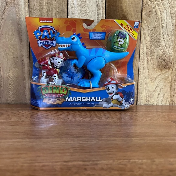Paw Patrol | Toys | Paw Patrol Dino Rescue Marshall And Dinosaur Action ...